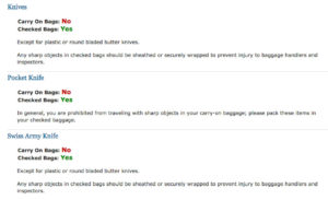 TSA Knife Rules: Can You Take a Knife on a Plane? - BLADE Magazine
